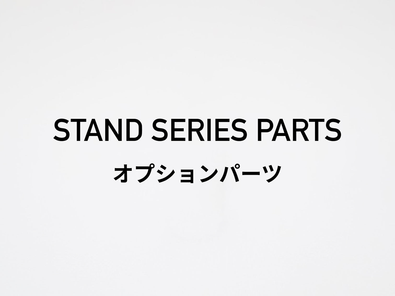 STAND SERIES PARTS | 5050WORKSHOP